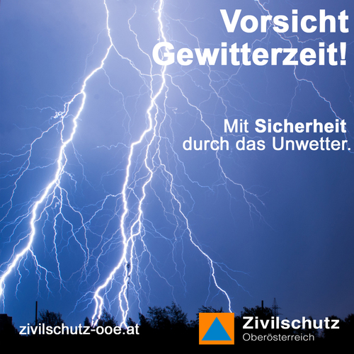 Urfahr-Umgebung - Der aktuelle Selbstschutztipp: Gewitter